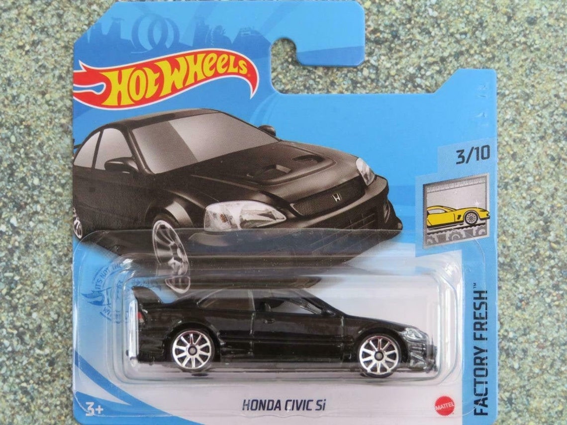 Hot Wheels Honda Civic Si Black HW Factory Fresh Perfect - Etsy