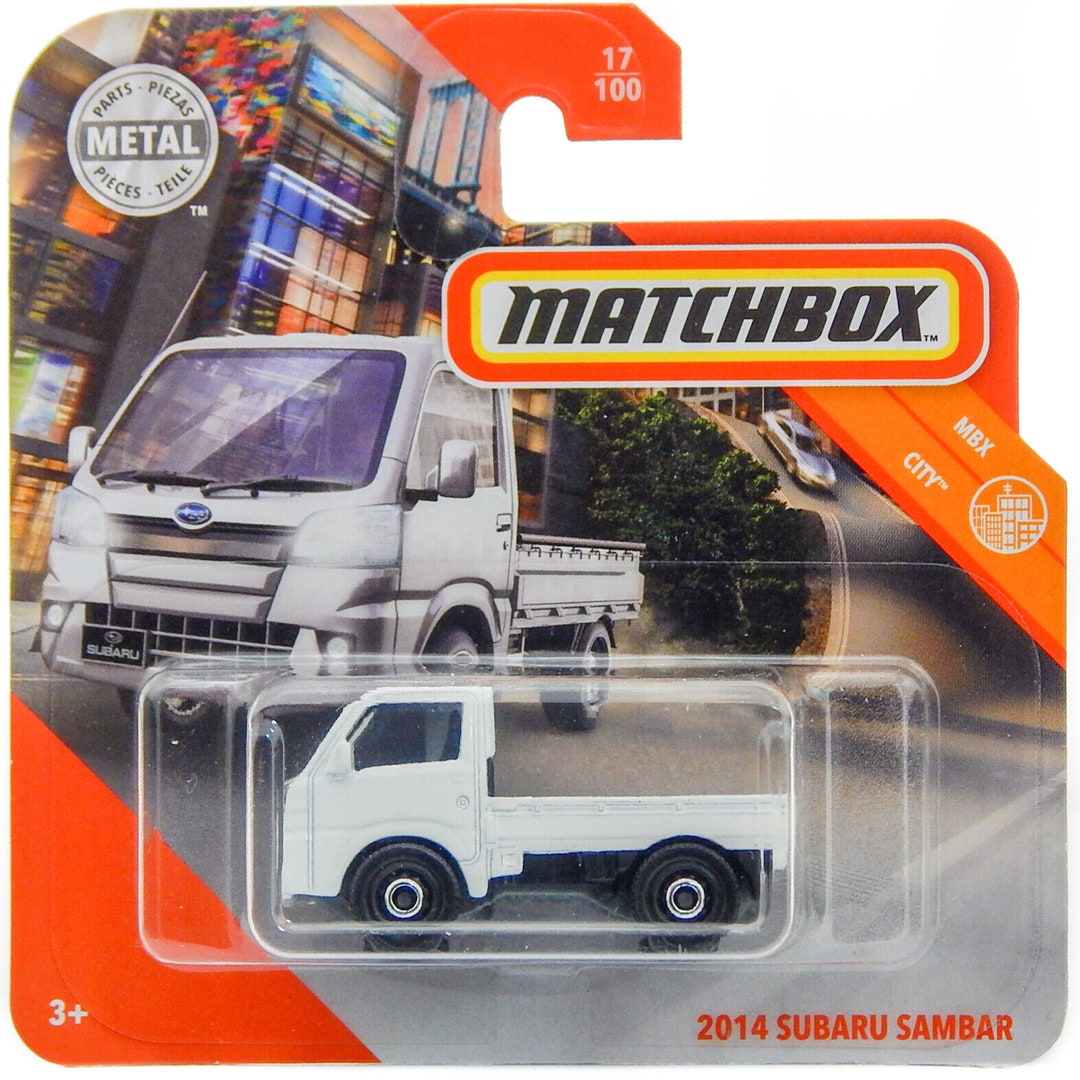 Matchbox Subaru Sambar White MBX City Birthday Gift Rare Miniature Car ...