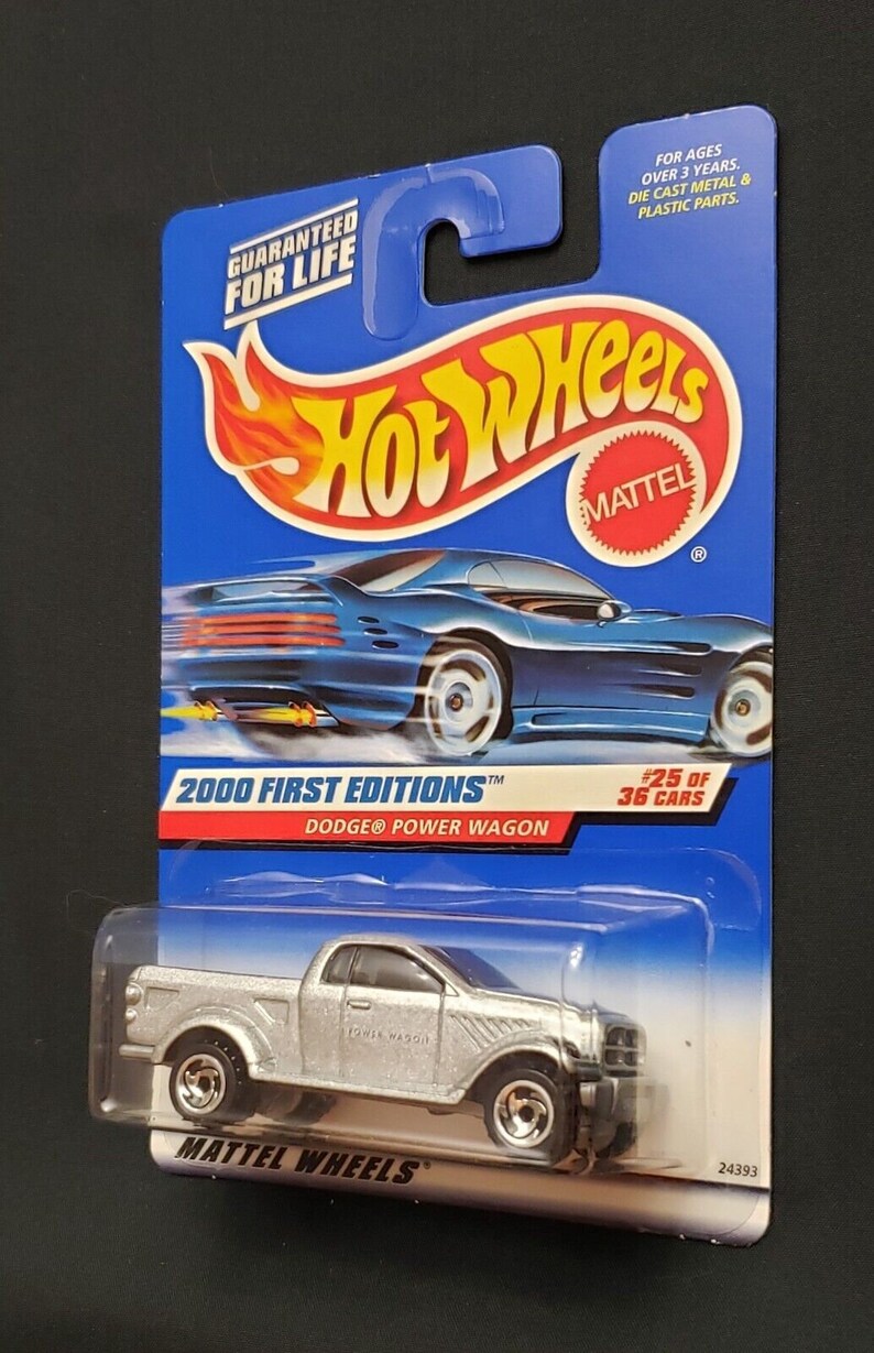 Hot Wheels Dodge Power Wagon Silver 2000 First Editions - Etsy