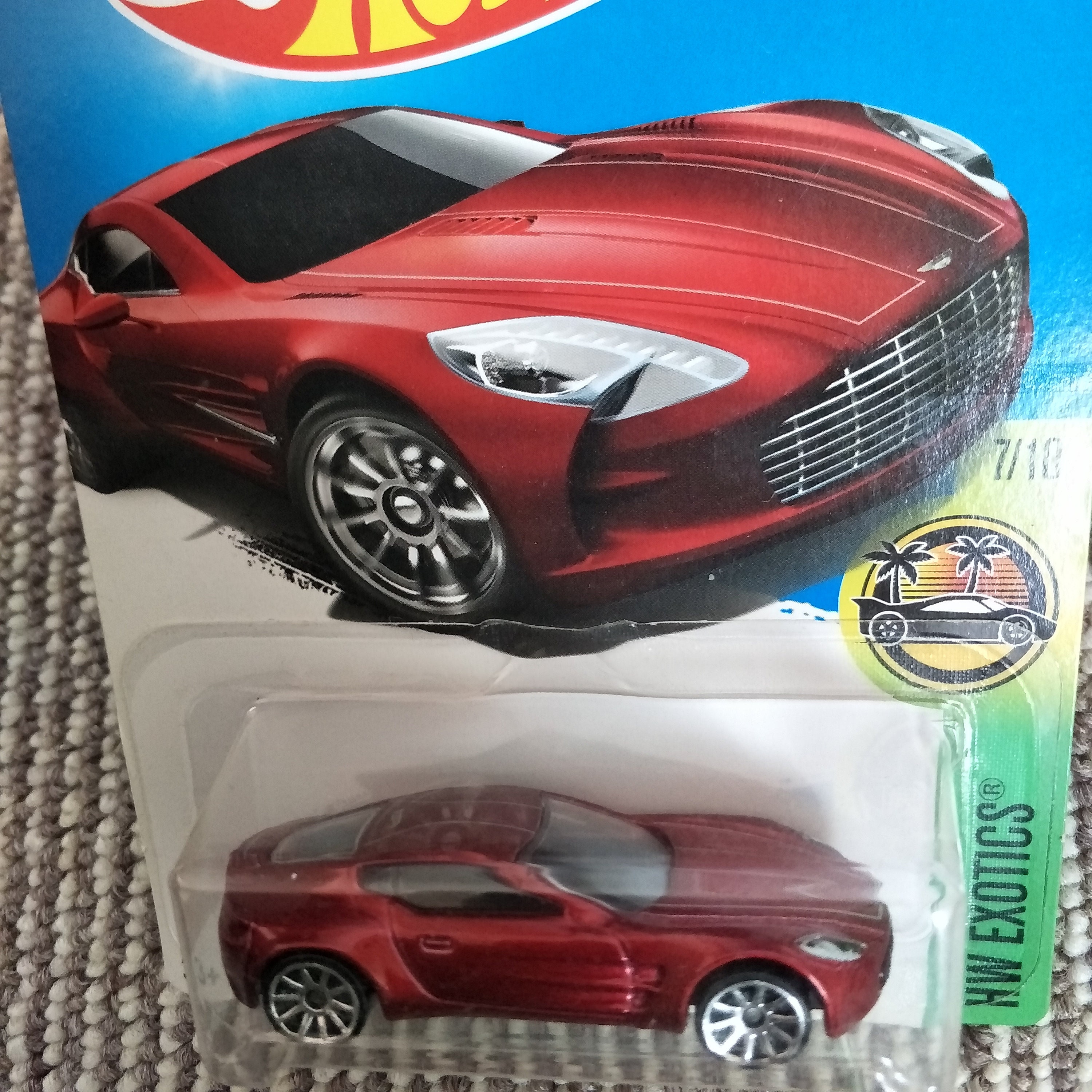 Hot Wheels Aston Martin One 77 Red Hw Exotics Perfect - Etsy