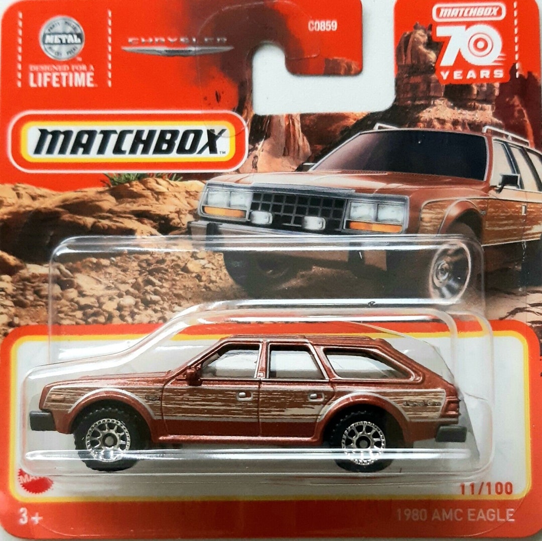 Matchbox 1980 AMC Eagle Brown Perfect Birthday Gift Miniature ...