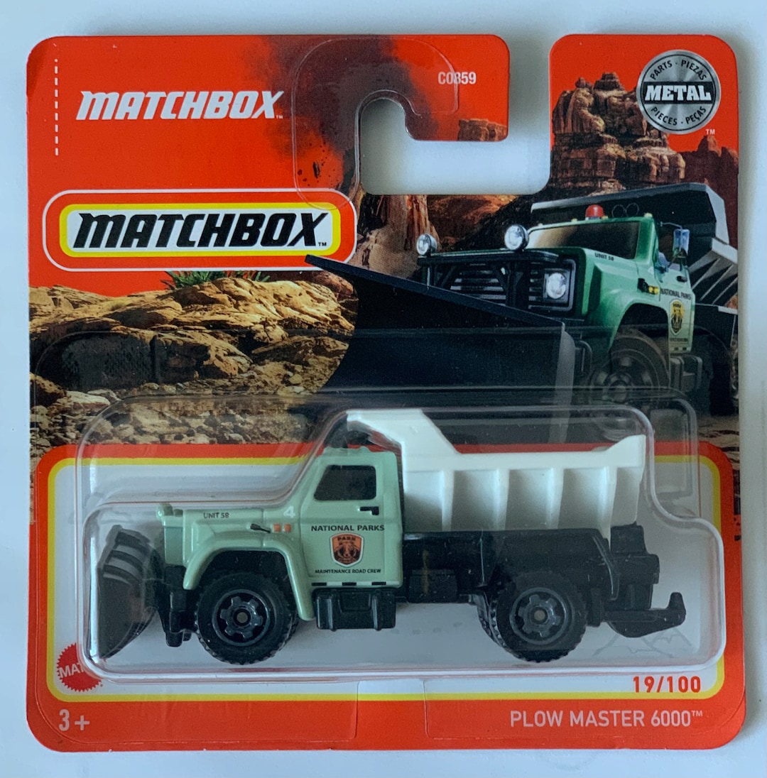Matchbox Plow Master 6000 National Parks Snow Plow Truck Rare Miniature ...