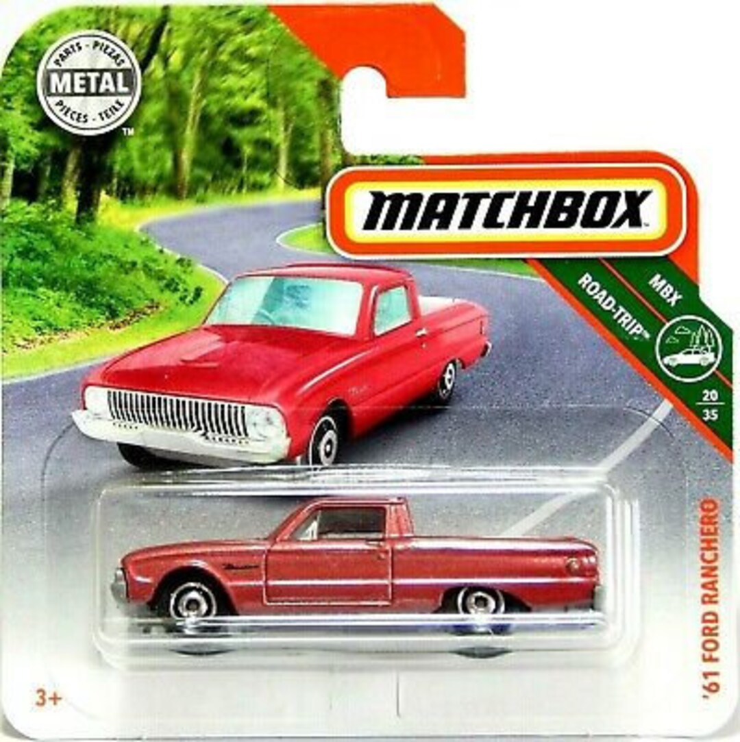 Matchbox '61 FORD RANCHERO Pink MBX Road Trip Rare Miniature ...