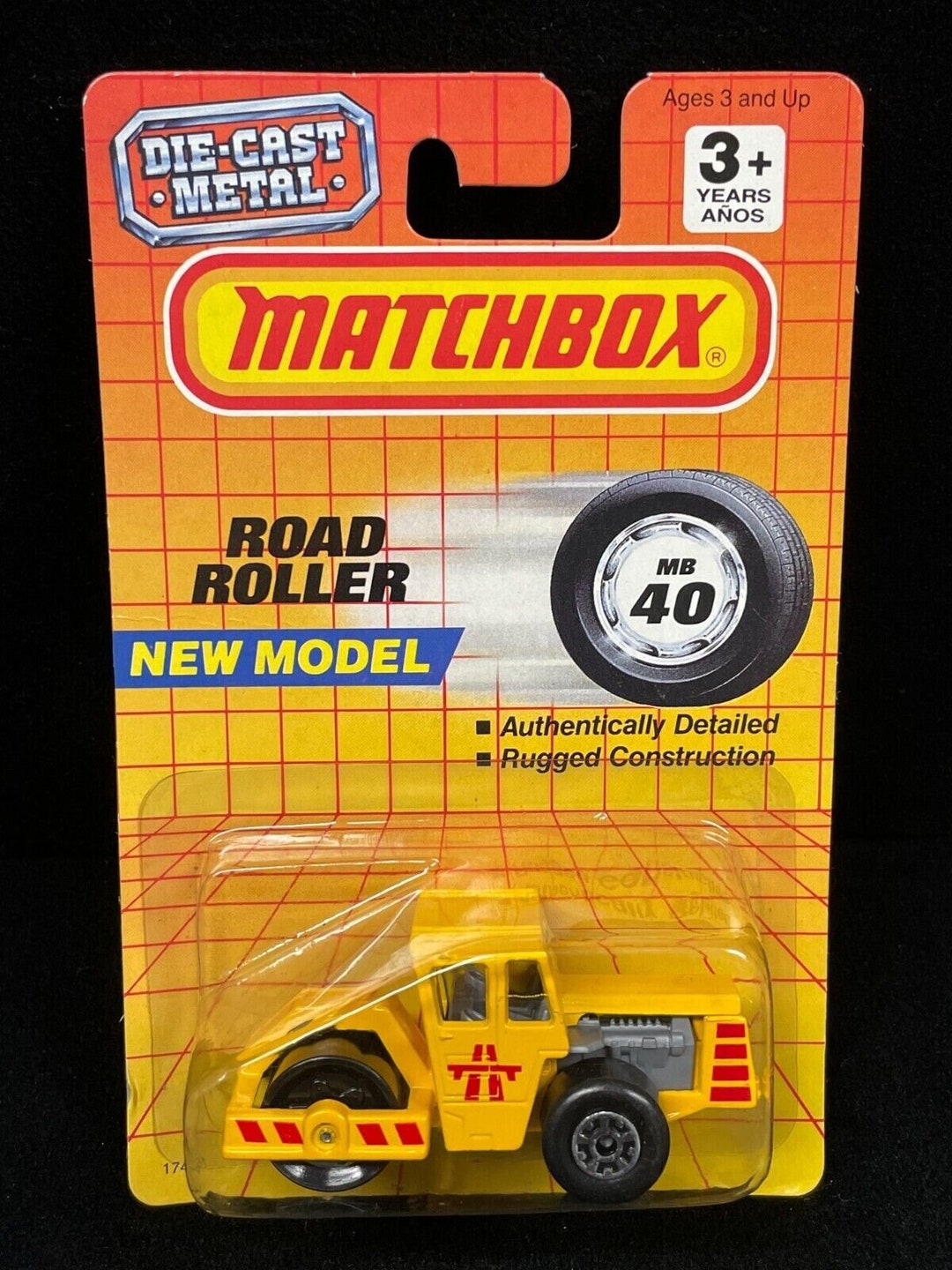Matchbox 1991 Road Roller Mbx Constructions Yellow Perfect Birthday ...