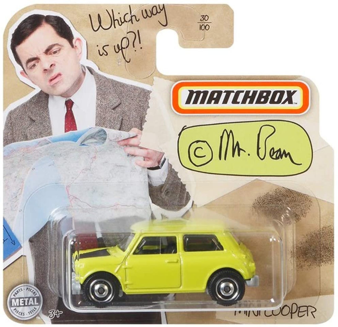Matchbox the Bean Mini Cooper Yellow Perfect Birthday Gift Rare ...