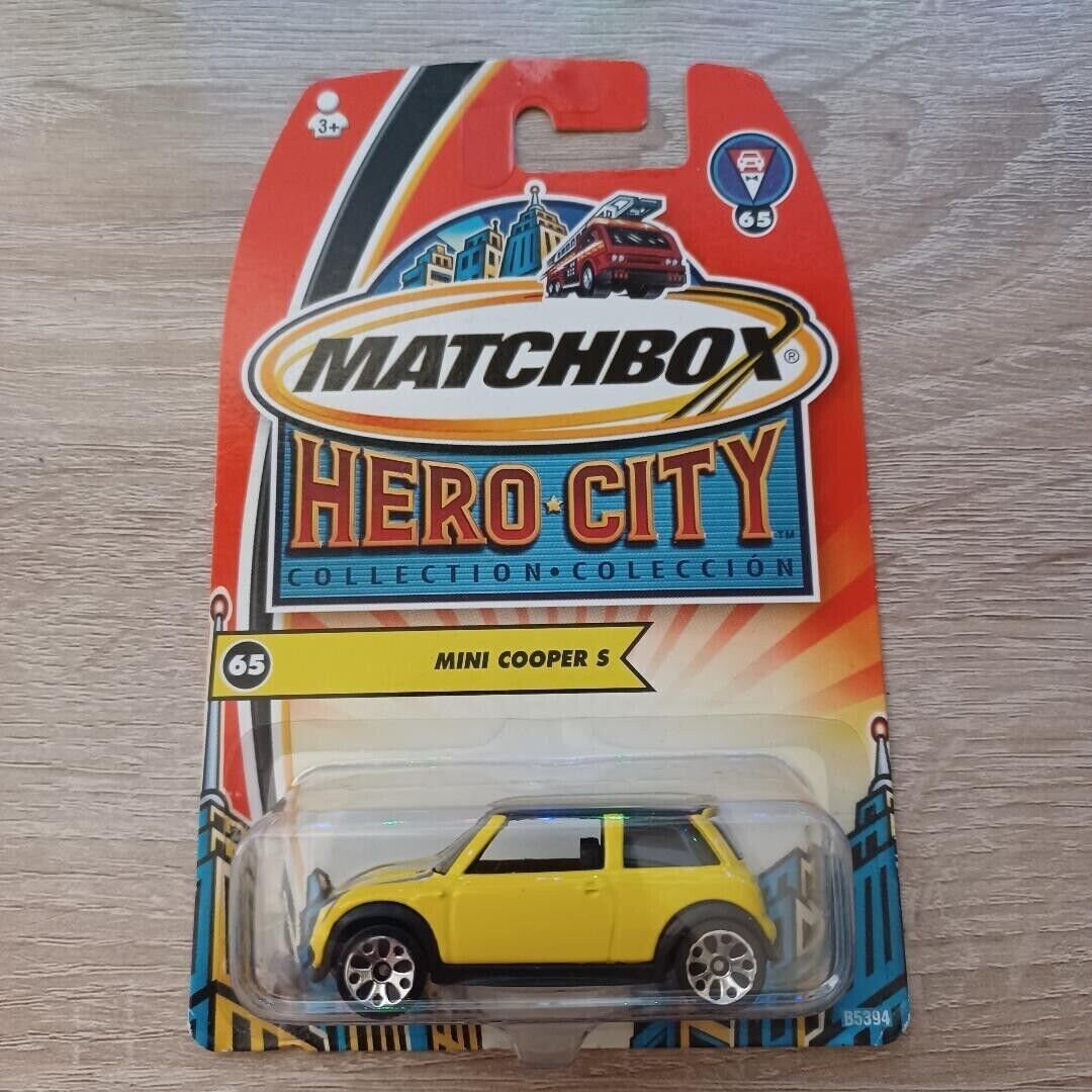 Matchbox 2003 Mini Cooper S Gelb Hero City Perfektes ...