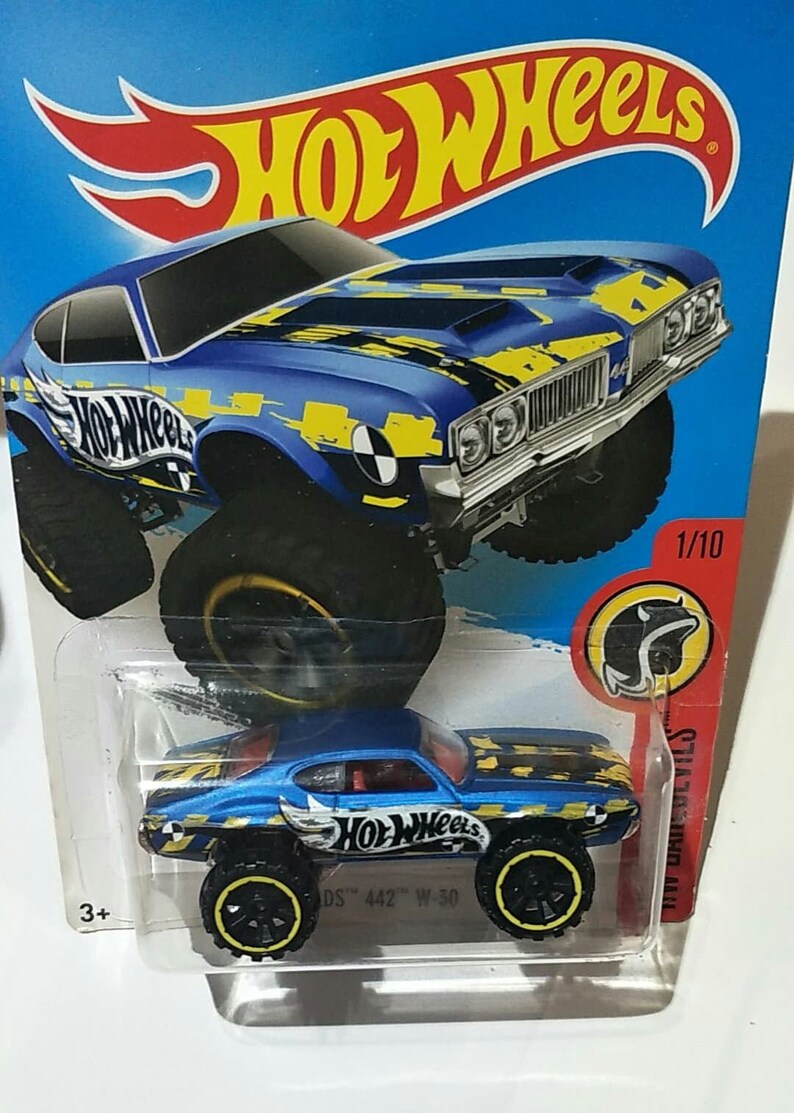Hot Wheels Olds 442 W-30 Blue Hw Daredevils Perfect Birthday - Etsy