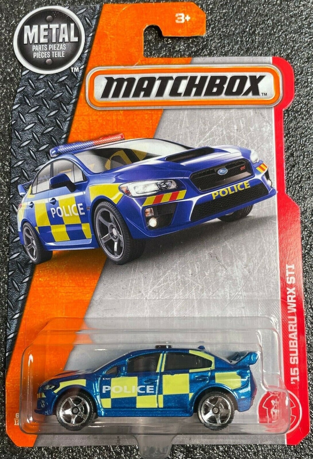 Matchbox Subaru WRX STI Blue Police Car MBX Rescue Perfect - Etsy