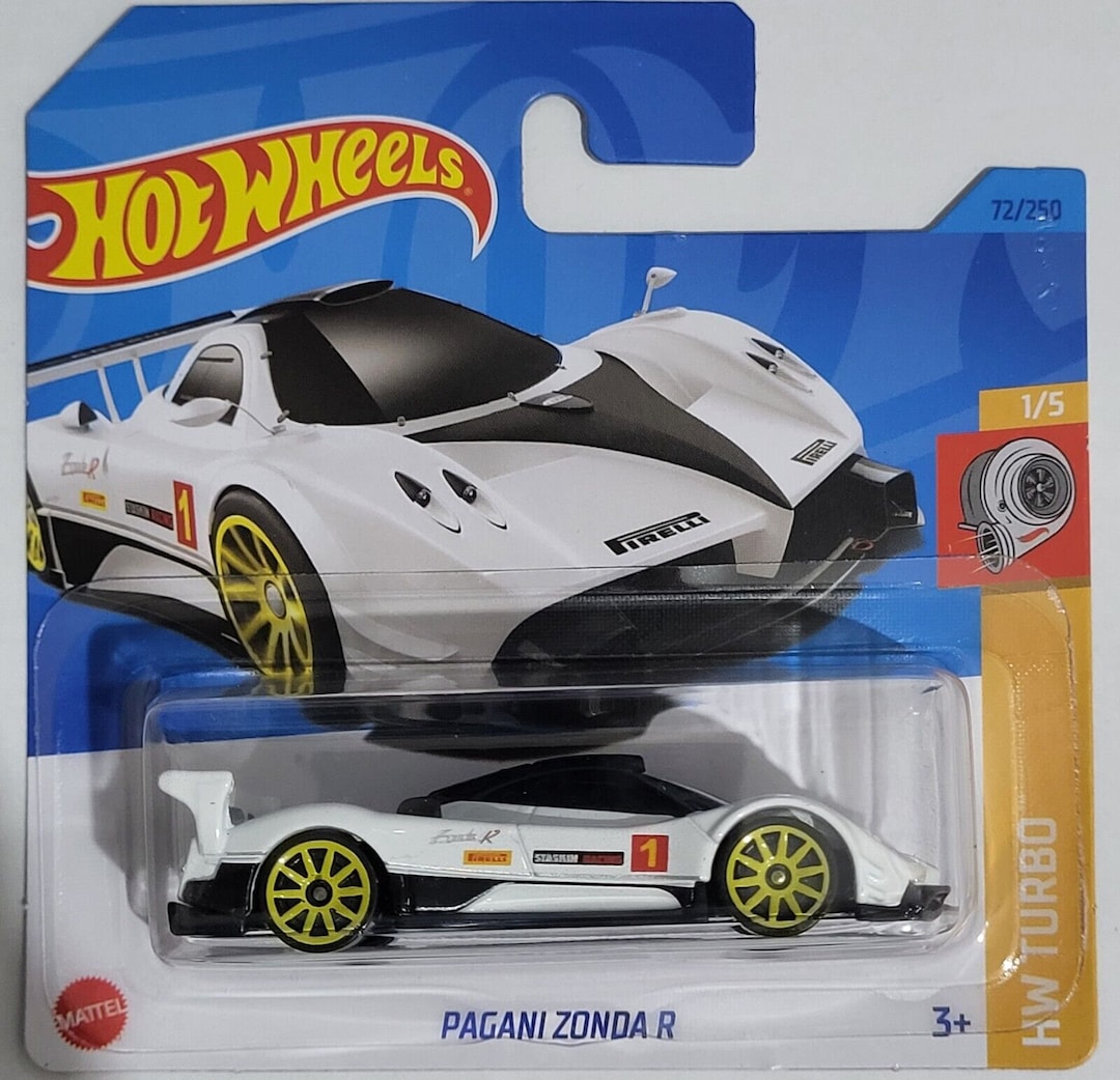 Hot Wheels Pagani Zonda R White Hw Turbo Birthday Gift Rare Miniature ...