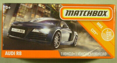 Matchbox Audi R8 Black MBX City Power Grabs Box Perfect - Etsy