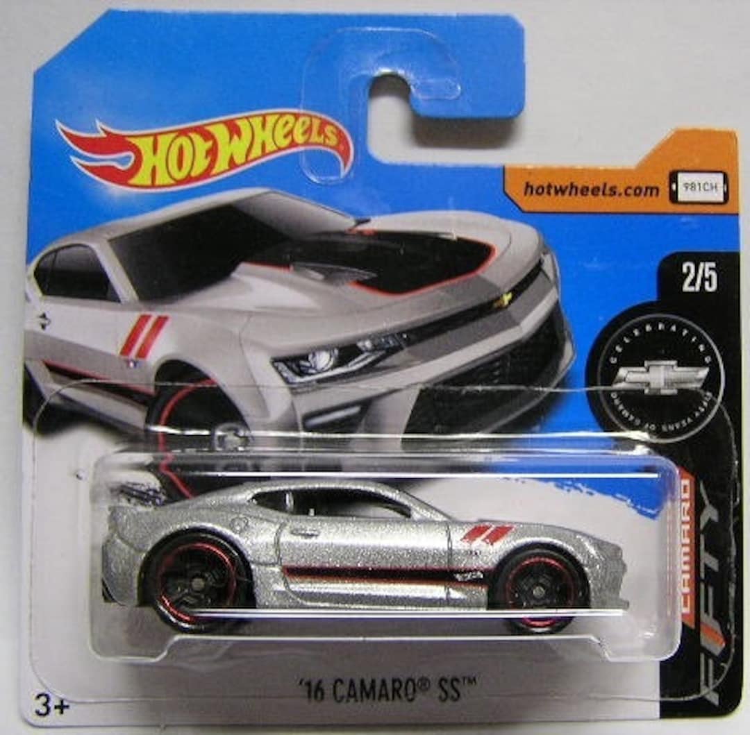 Hot Wheels Chevy Camaro SS Silver 50th Anniversary Birthday Gift ...