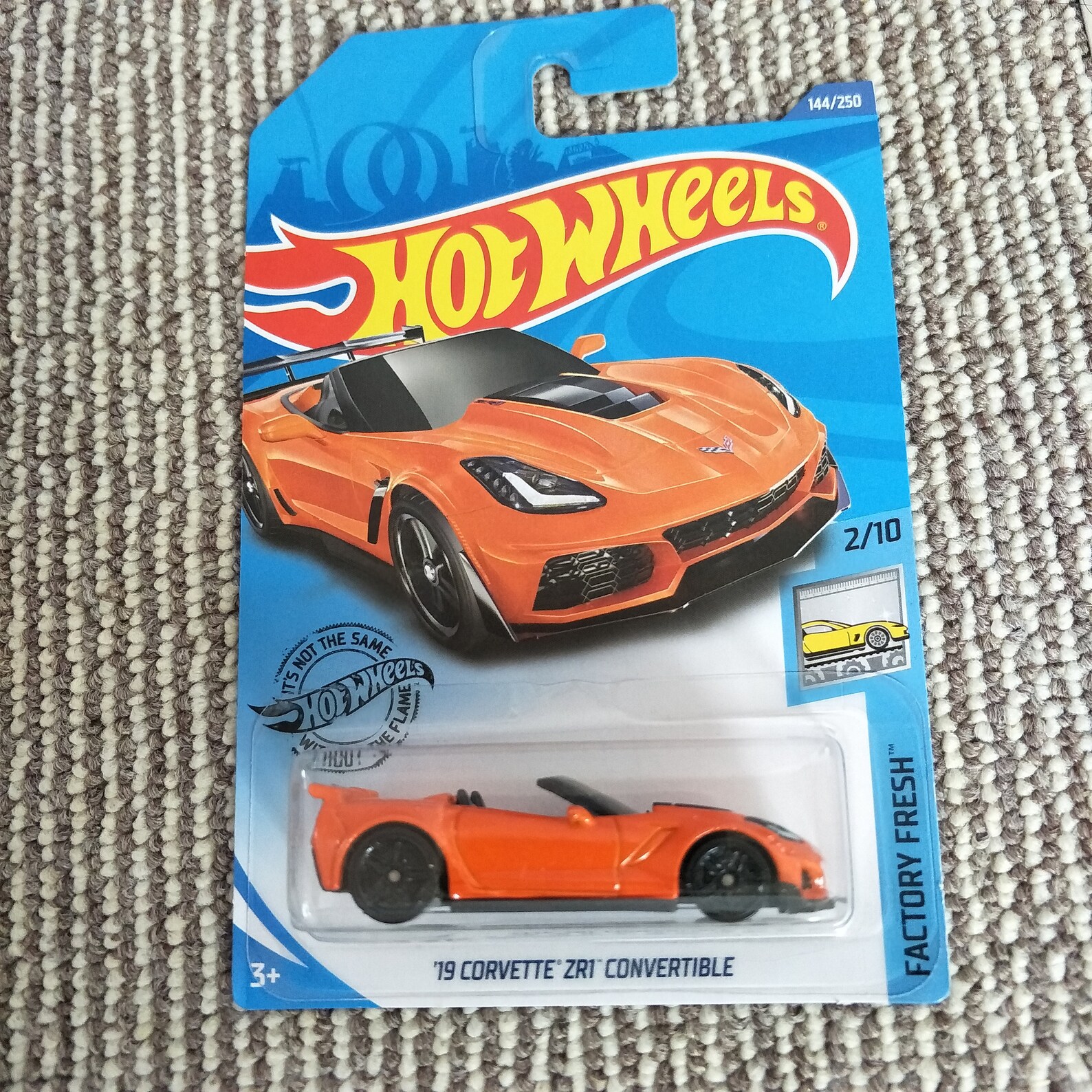 Hot Wheels Corvette ZR1 Convertible Orange Factory Fresh - Etsy