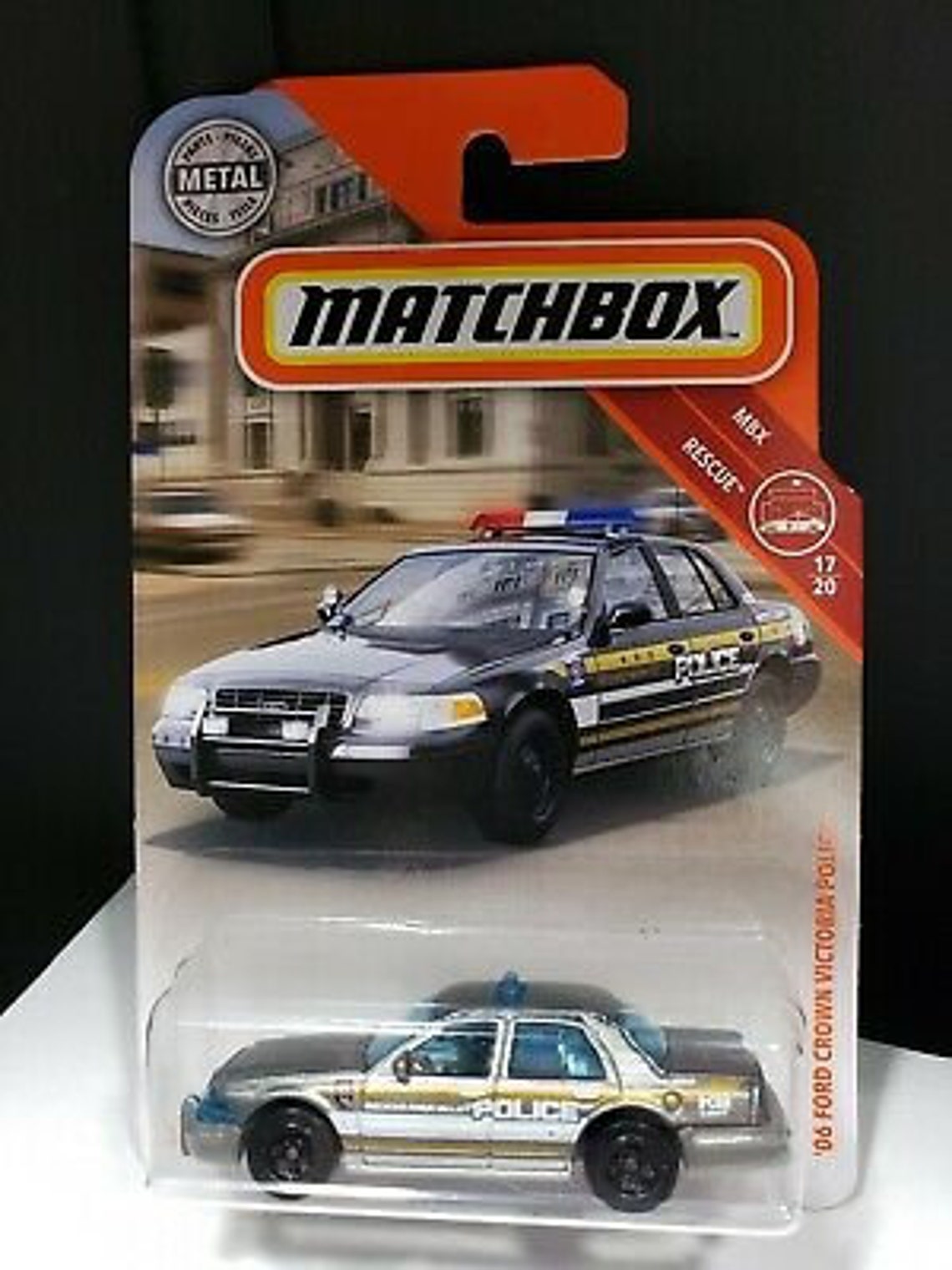 Matchbox '06 Ford Crown Victoria Police Grey MBX Rescue - Etsy UK