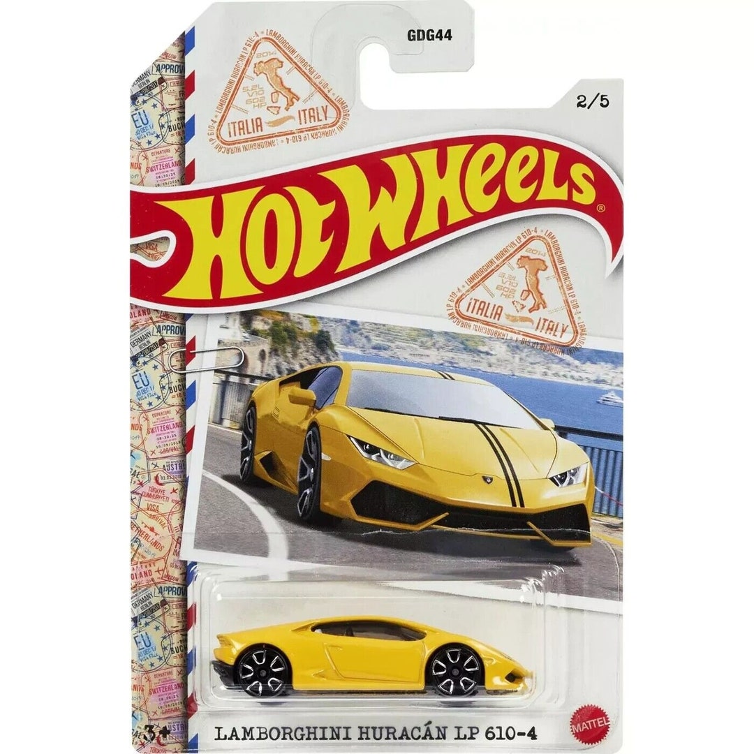 Hot Wheels Lamborghini Huracan LP 610-4 Yellow World Class Racers ...