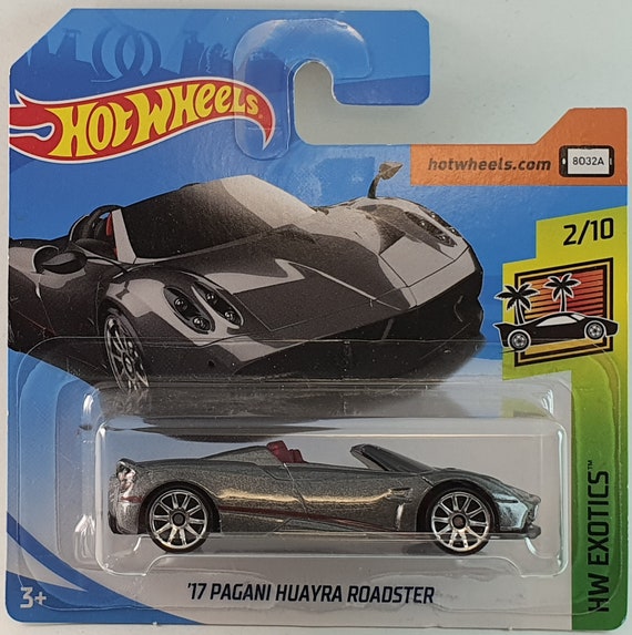 Hot Wheels 17 Pagani Huayra Roadster Gris Hw Exotics Etsy France
