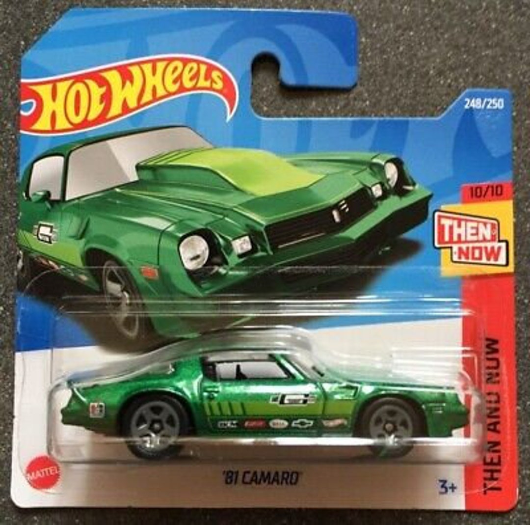 Hot Wheels 1981 Camaro Green HW Then and Now Perfect Birthday Gift ...