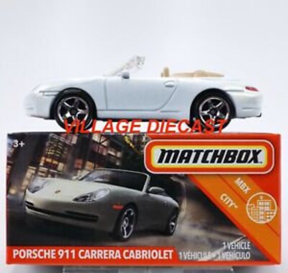 Matchbox Porsche 911 Carrera Cabriolet White Small Box MBX | Etsy