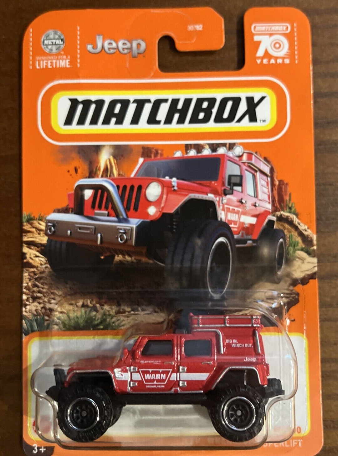 Matchbox Jeep Wrangler Superlift Red Adventures Birthday Gift Miniature ...
