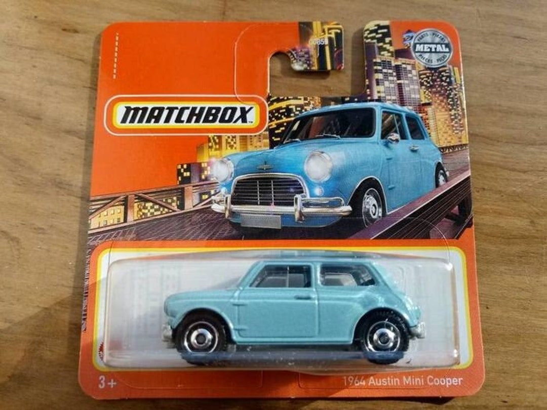 Matchbox 1964 Austin Mini Cooper Sky Blue Birthday Gift Rare Miniature ...