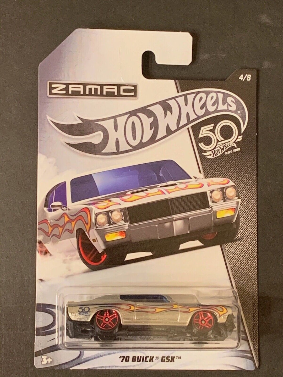 Hot Wheels 1970 Buick GSX Zamac 50th Anniversary Perfect Birthday Gift ...
