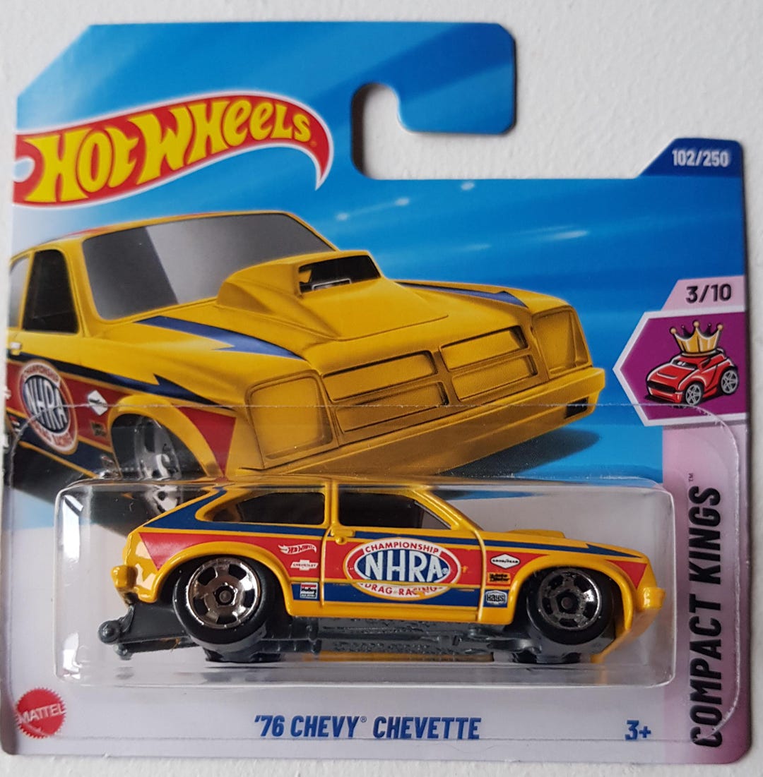 Hot Wheels 1976 Chevy Chevette Yellow HW Compact Kings Birthday Gift ...