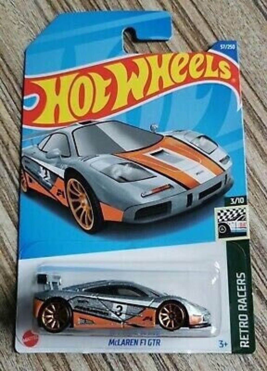 Hot Wheels Mclaren GTR F1 Silver HW Retro Racers Birthday Gift ...