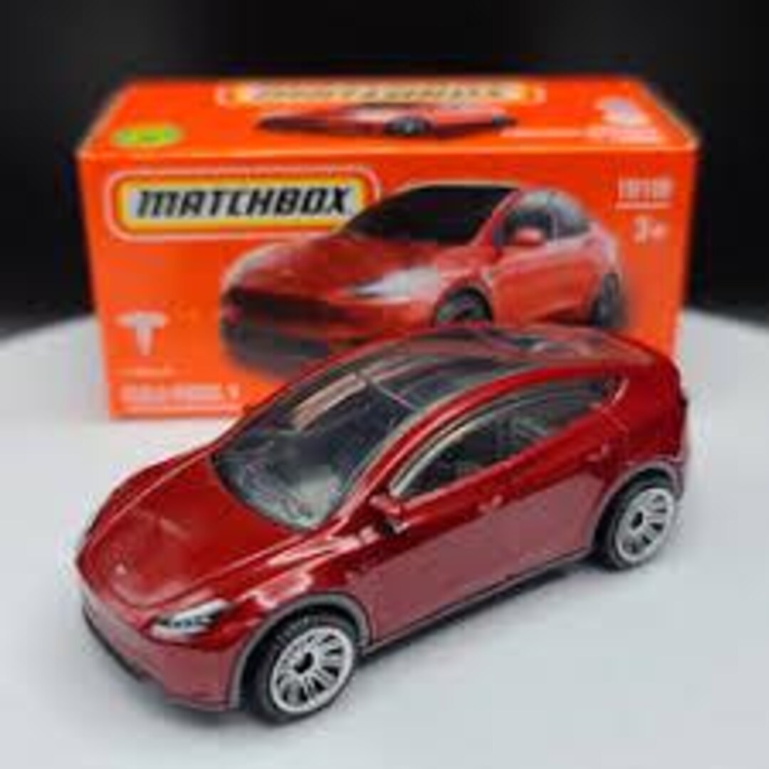 Matchbox Tesla Model X Red Electric Car Perfect Birthday Gift Rare ...