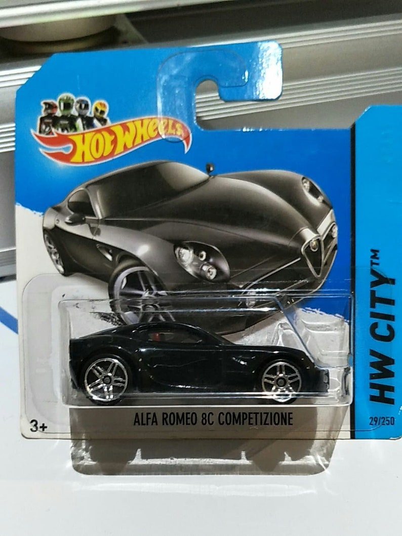 Hot Wheels Alfa Romeo 8C Competizione Black Hw City Perfect - Etsy