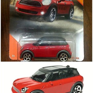 Matchbox Mini Cooper Countryman Red Metallic MBX City Rare Miniature ...