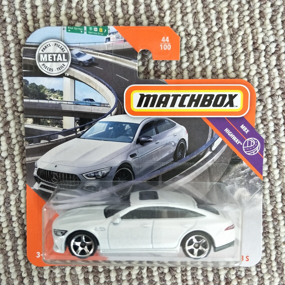 Matchbox Mercedes AMG GT 63 S White MBX Highway Perfect - Etsy