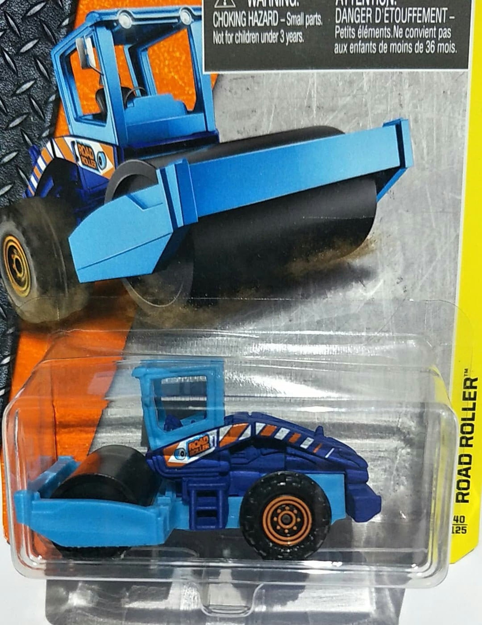 Matchbox Road Roller Blue MBX Constructions Long Card Rare - Etsy