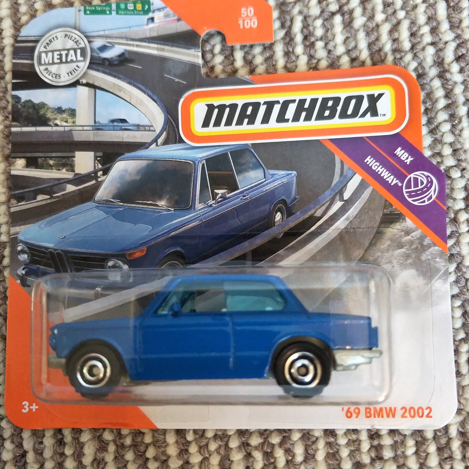 Matchbox '69 BMW 2002 Blue MBX Highway Rare Miniature | Etsy