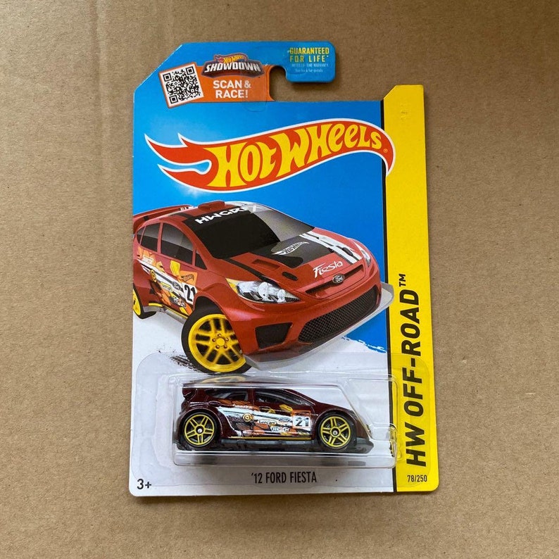 Hot Wheels Ford Fiesta Dark Red HW off Road Perfect Christmas - Etsy