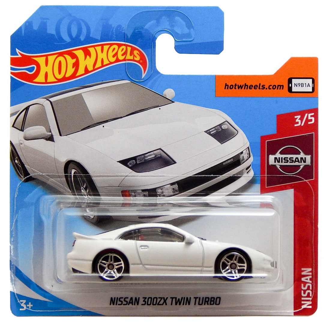 Hot Wheels Nissan 300ZX Twin Turbo White Birthday Gift Nissan Series ...