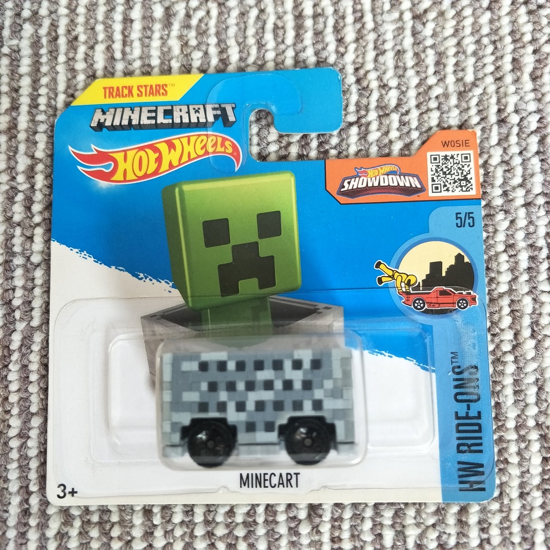 Hot Wheels Minecart the Minecraft HW Ride Ons Birthday Gift Miniature ...