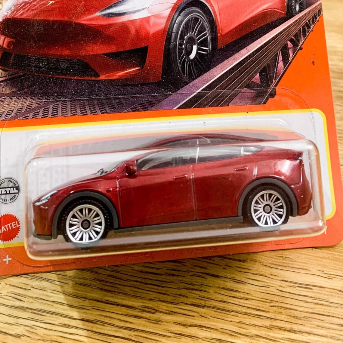 Matchbox Tesla Model Y Dark Red Electric Car Perfect Christmas - Etsy