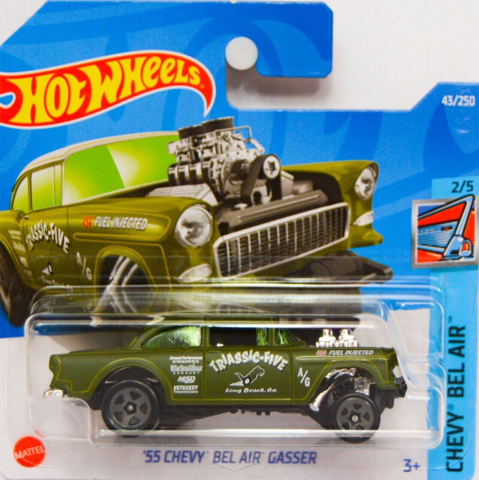 Hot Wheels '55 Chevy Bel Air Gasser Green HW Chevy Bel Air Perfect ...
