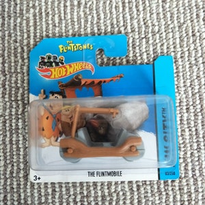 Hot Wheels the Flintmobile Flinstones Car Hw City Perfect Birthday Gift ...