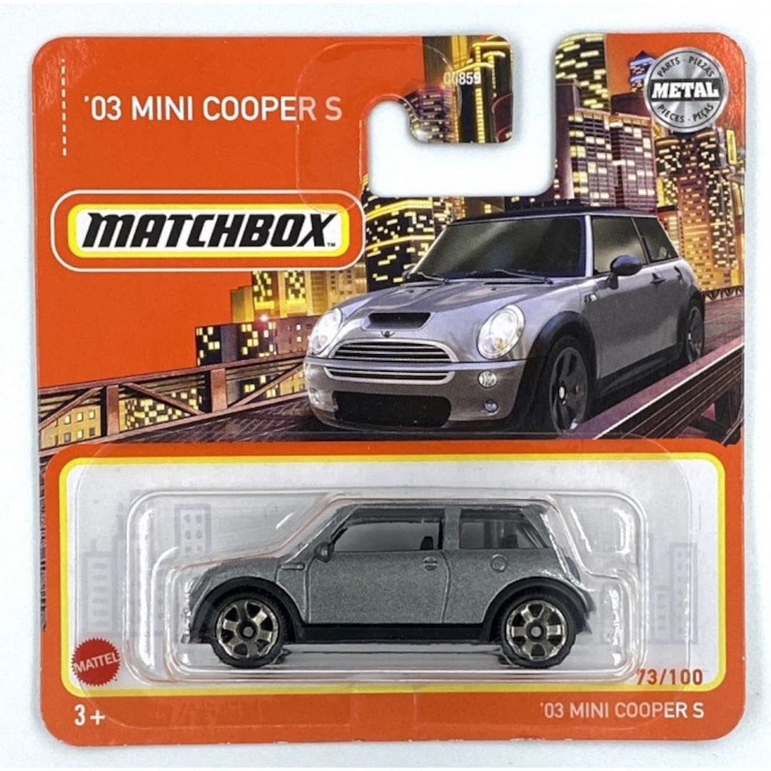 Matchbox '03 Mini Cooper S Grey Birthday Gift Rare Miniature Model Car ...
