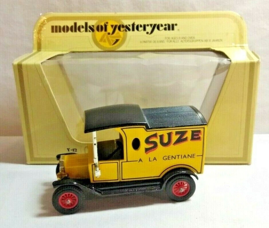 Matchbox Models of Yesteryear 1912 Ford Model T Suze Y-12 Scale Yellow ...
