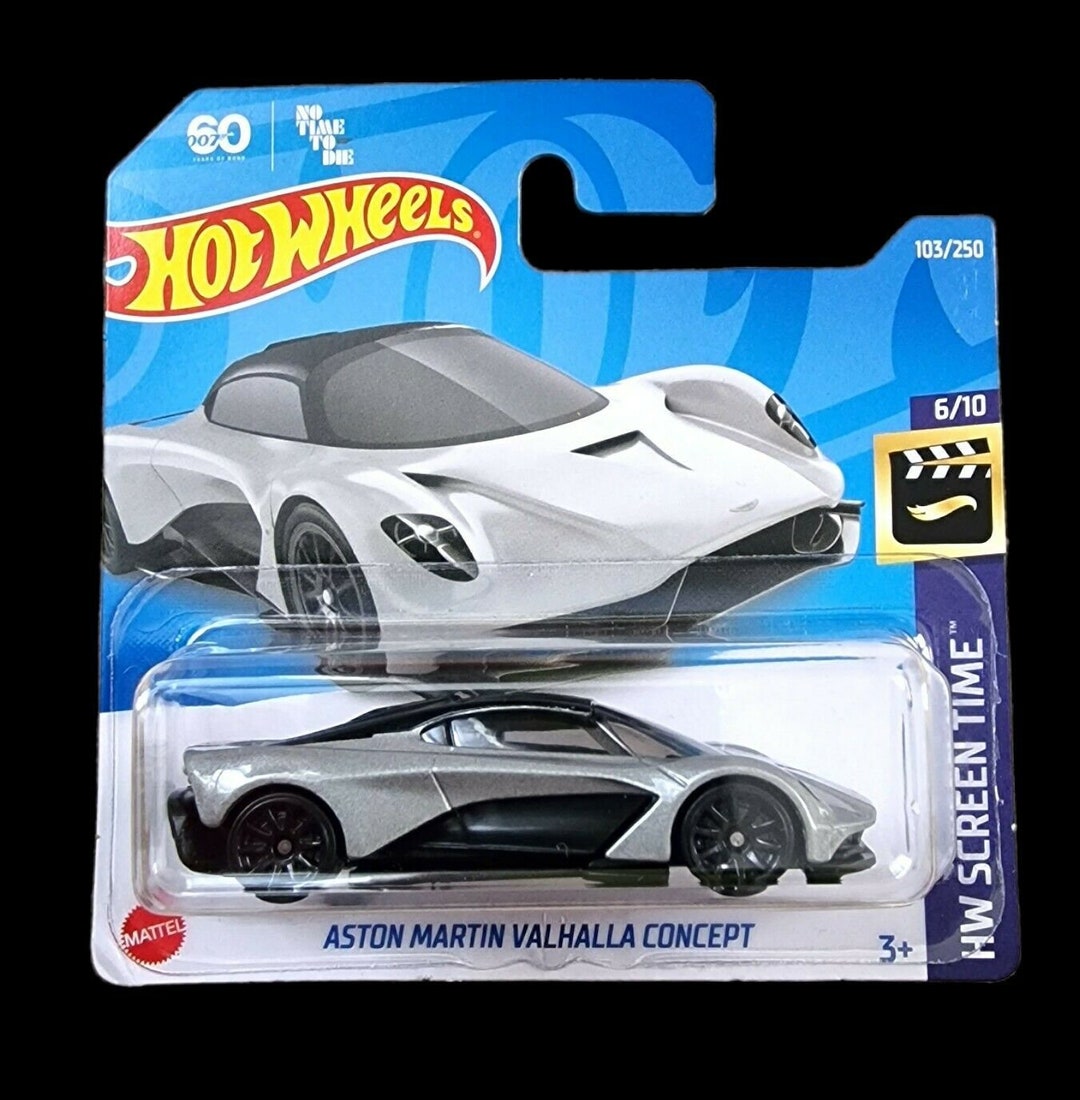 Hot Wheels Aston Martin Valhalla Concept Silver HW Screen Time Perfect ...