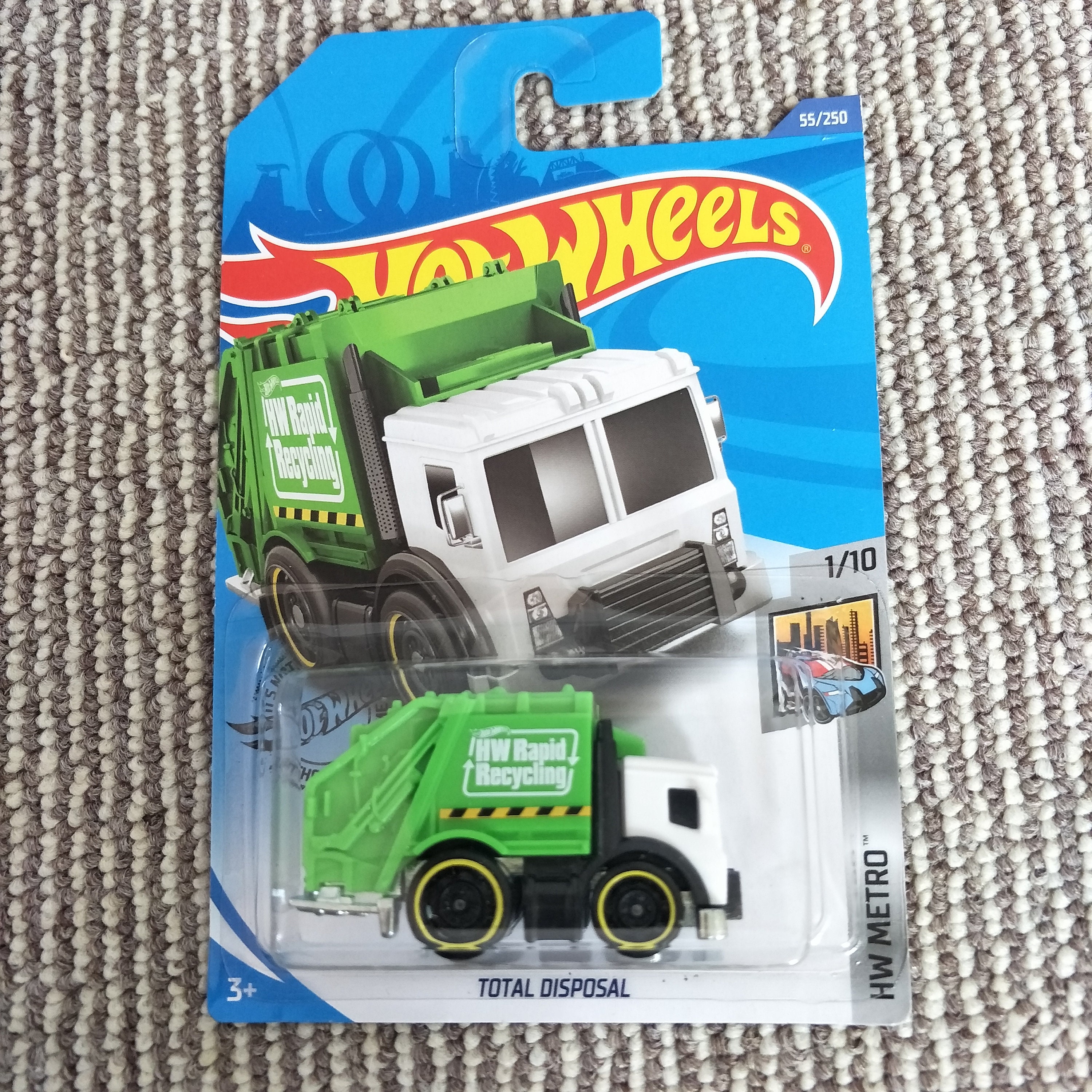 Toys & Games Miniature Toys Hot Wheels Total Disposal Green HW Rapid ...