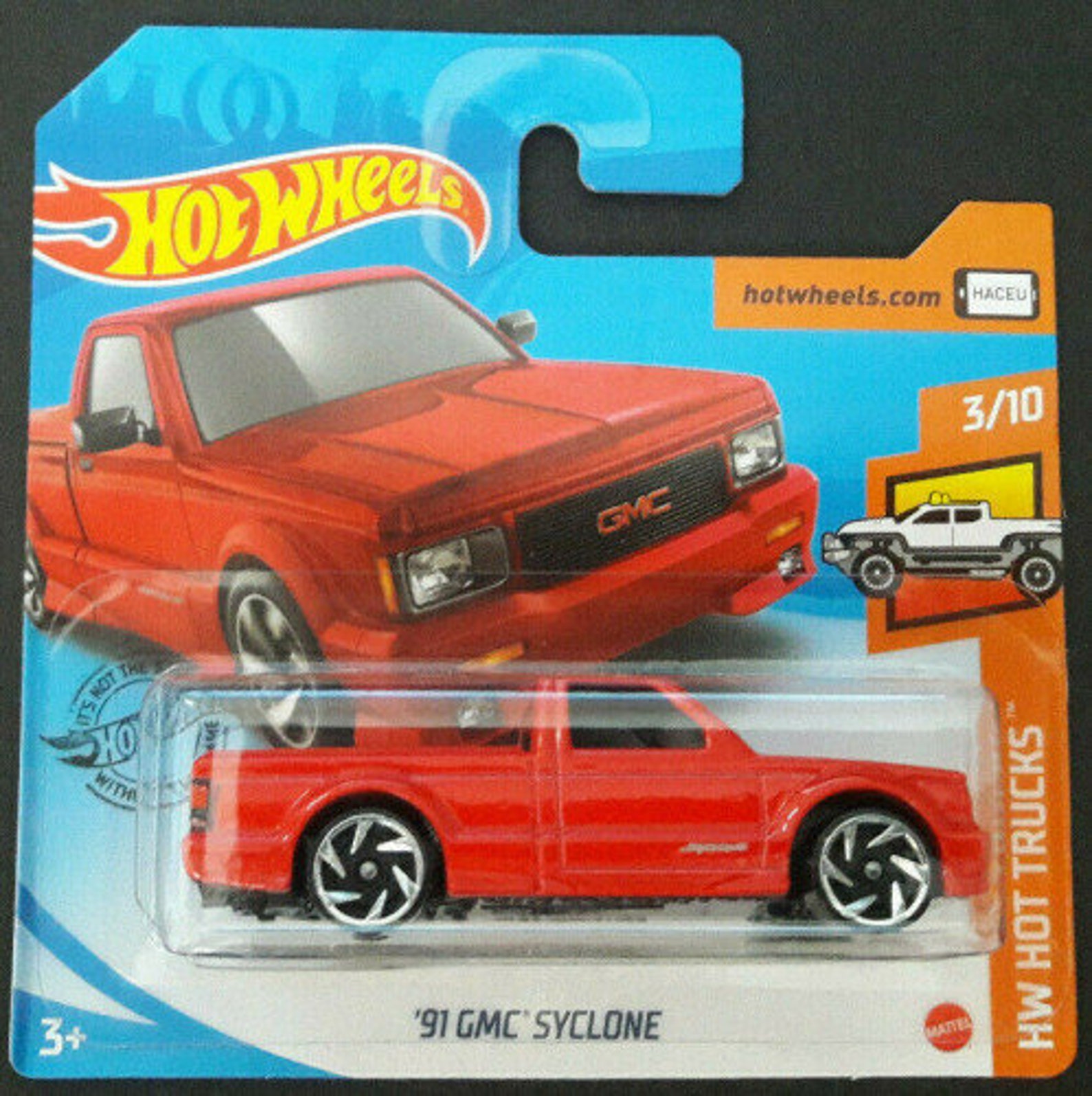 Hot Wheels '91 GMC Syclone Red Hw Hot Trucks Perfect - Etsy UK