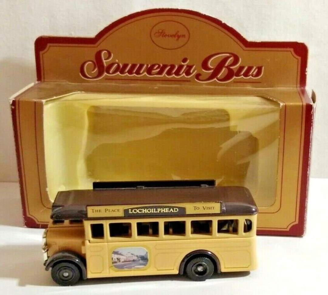 Lledo Stevelyn AEC Regal Single Deck Bus Lochgilphead Yellow Perfect Birthday Gift Rare ...