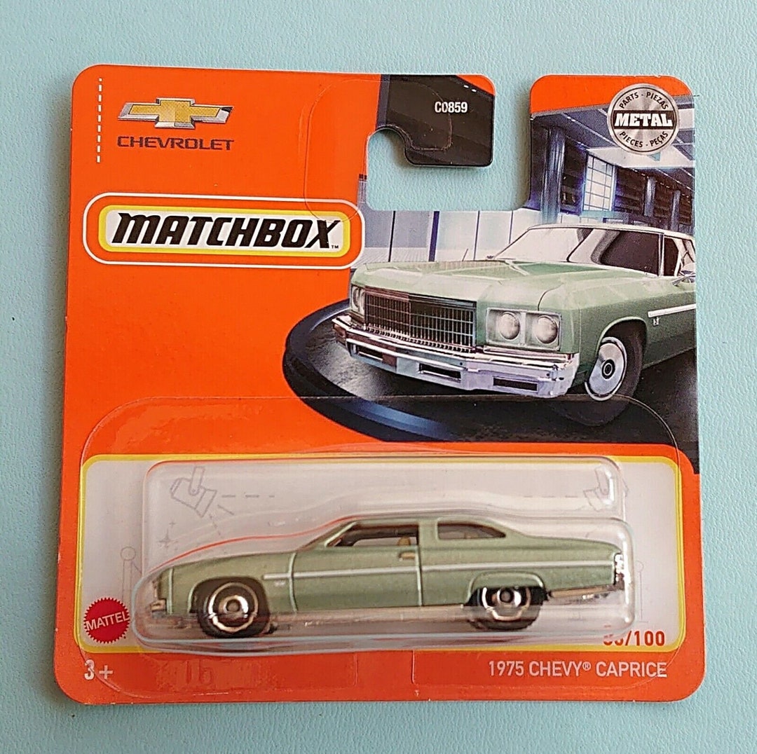 Matchbox 1975 Chevy Caprice Classic Green Rare Miniature Collectable ...