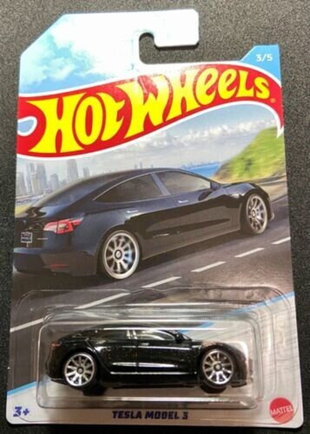 Hot Wheels Tesla Model 3 Black Luxury Sedan Perfect Birthday Gift ...