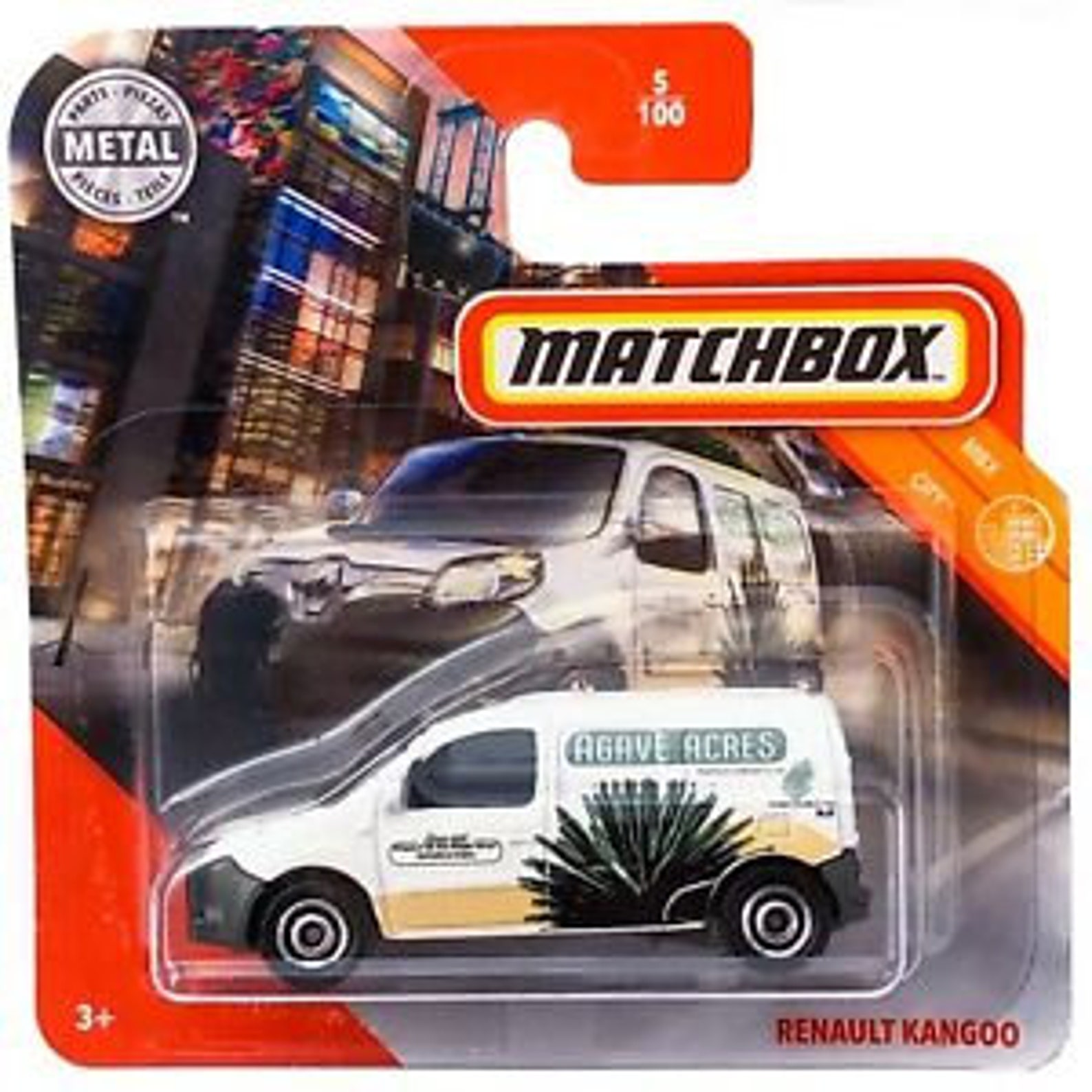 Matchbox Renault Kangoo Express White AGAVE ACRES MBX City - Etsy