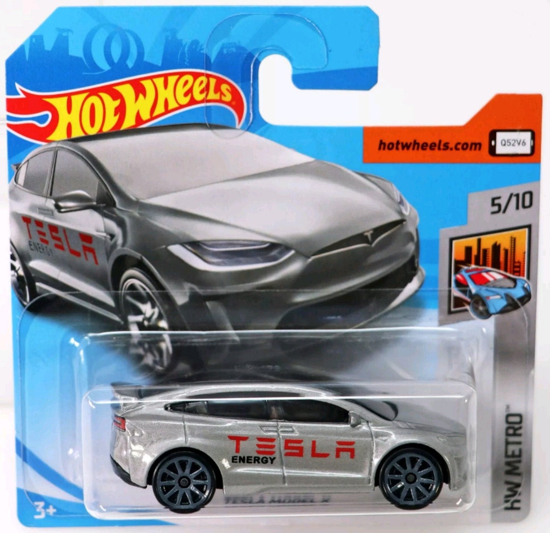 Hot Wheels Tesla Model X Grey HW Metro Perfect Christmas Gift Miniature ...