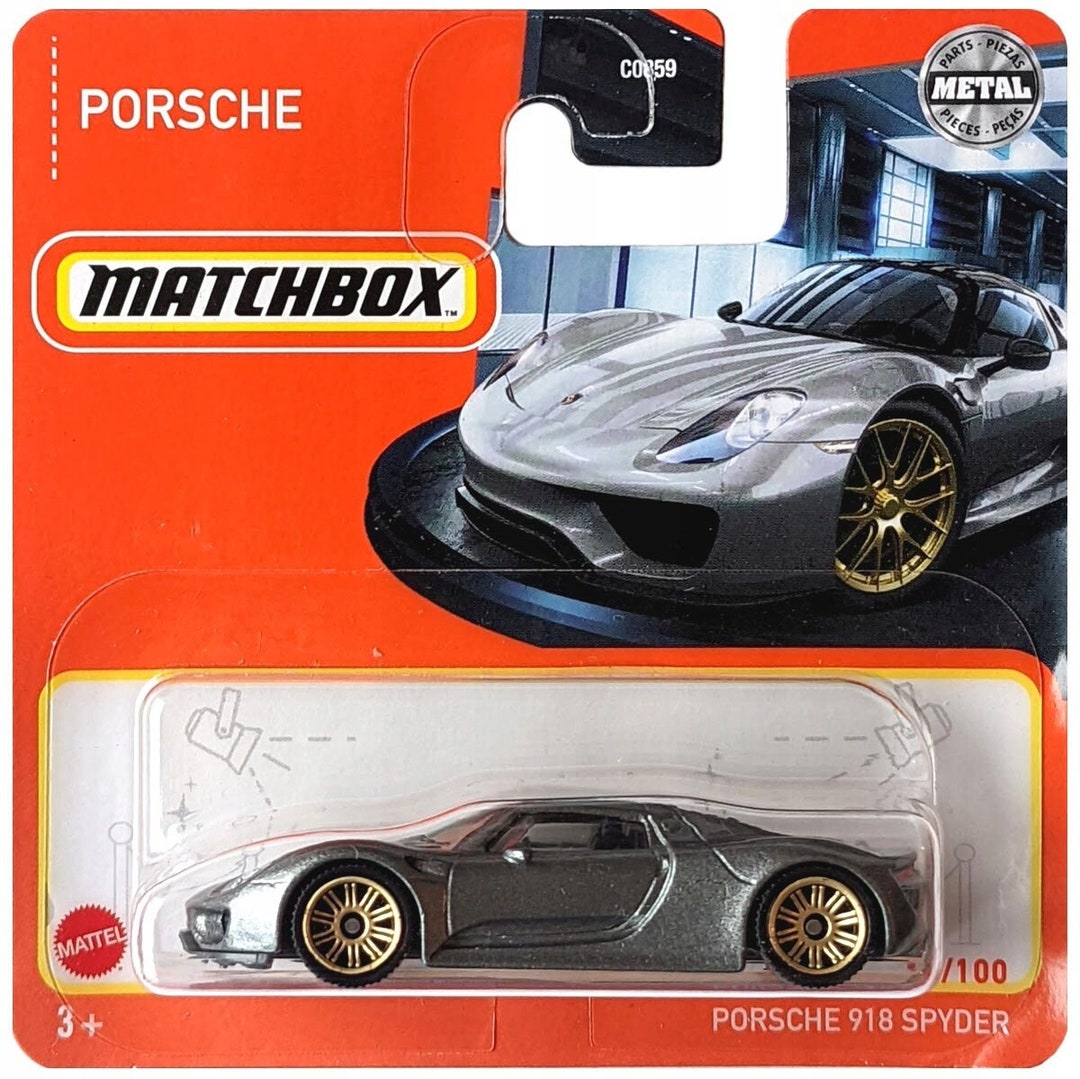 Matchbox Porsche 918 Spyder Grey Perfect Birthday Gift Rare Miniature ...