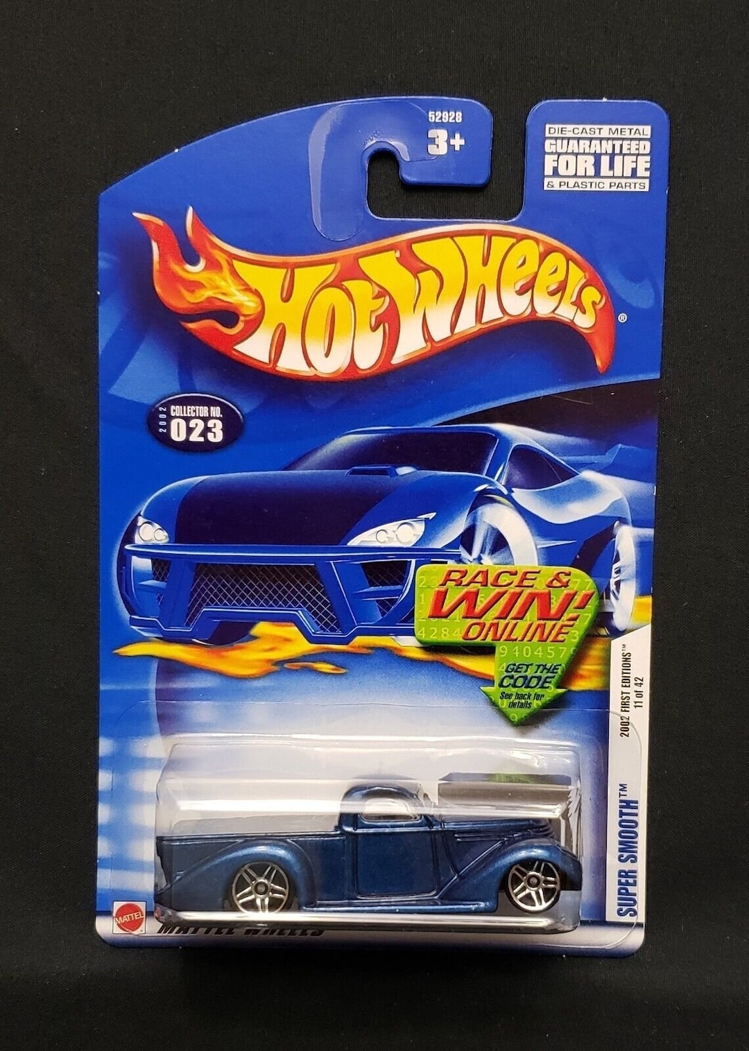 Hot Wheels Super Smooth Truck Blue 2002 First Editions Perfect Birthday ...